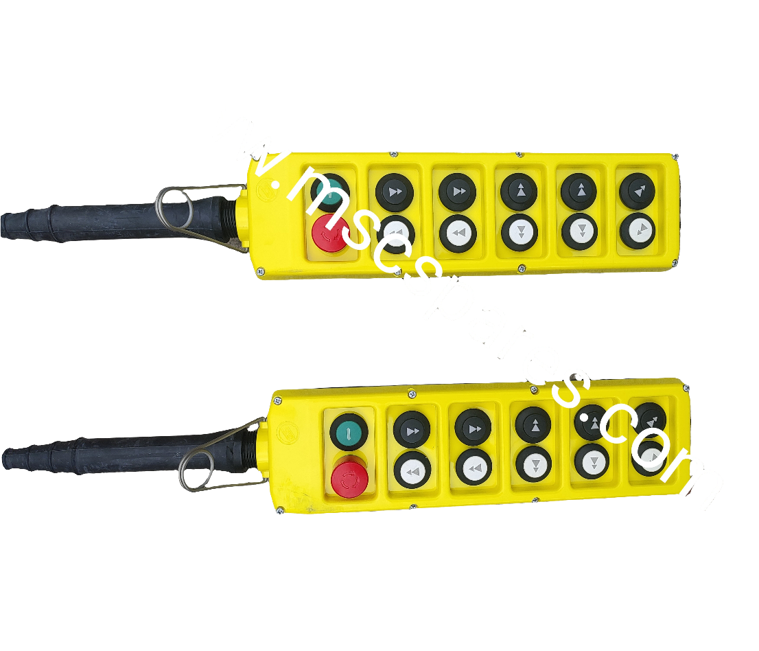push button station 12 way with emergency stop for eot crane single sp – Machinery & Spareparts ...